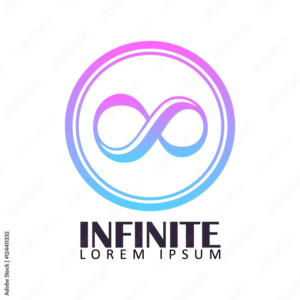 Infinite Logo Template. Company or Business Purpose. Gradation. Stock ...
