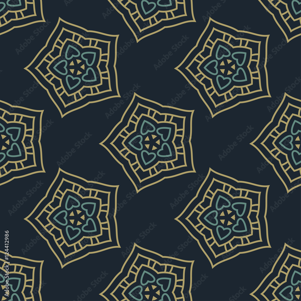 Seamless vector pattern design made in old vintage style Stock Vector ...