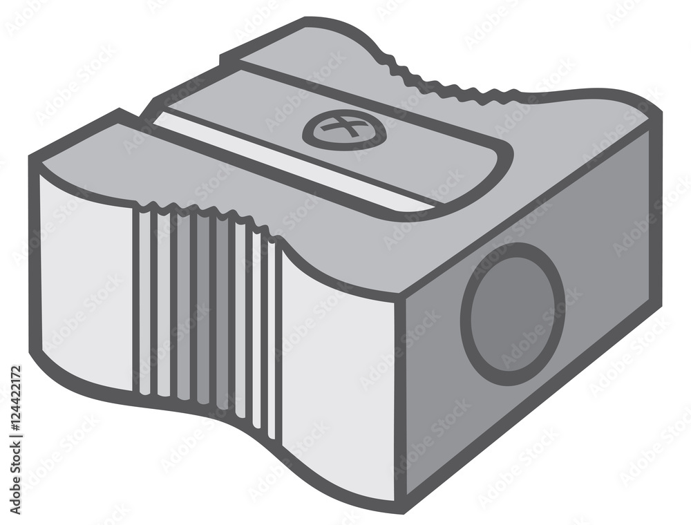 pencil sharpener vector de Stock | Adobe Stock