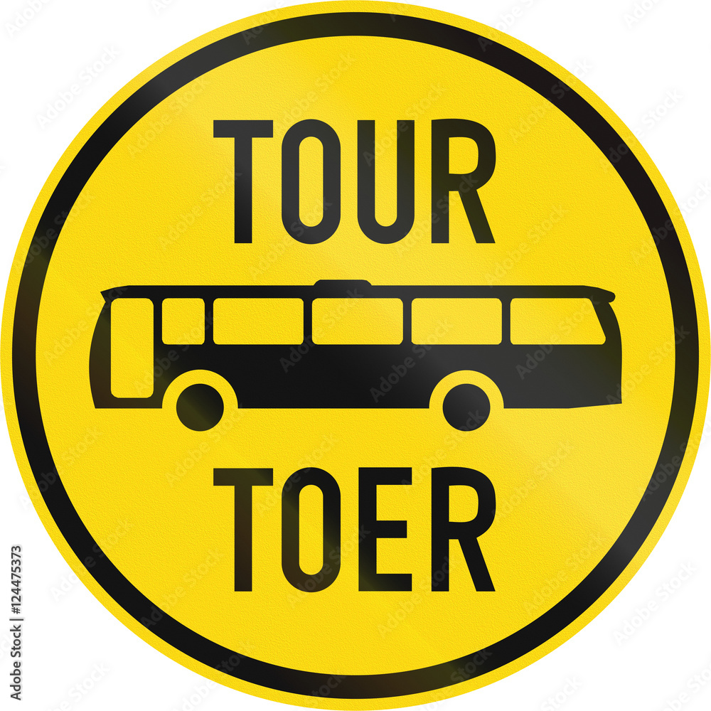 Temporary road sign used in the African country of Botswana - Tour ...