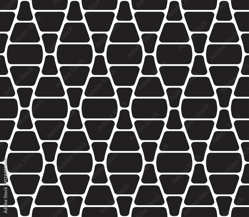 Vector seamless texture. Modern geometric background. Repeated ...