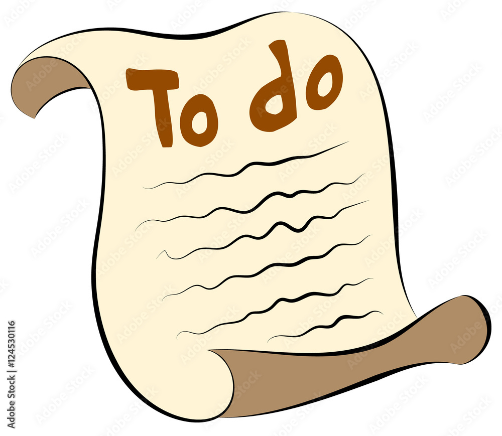 Contract Scroll Clipart