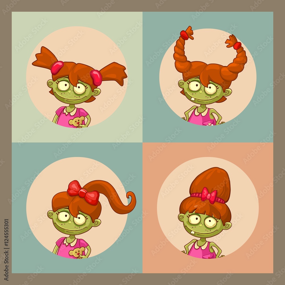 Cute Little Zombie Girl