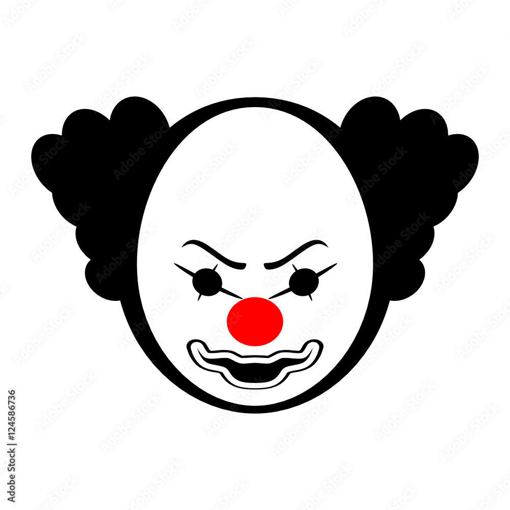 clown symbol I Stock Vector | Adobe Stock