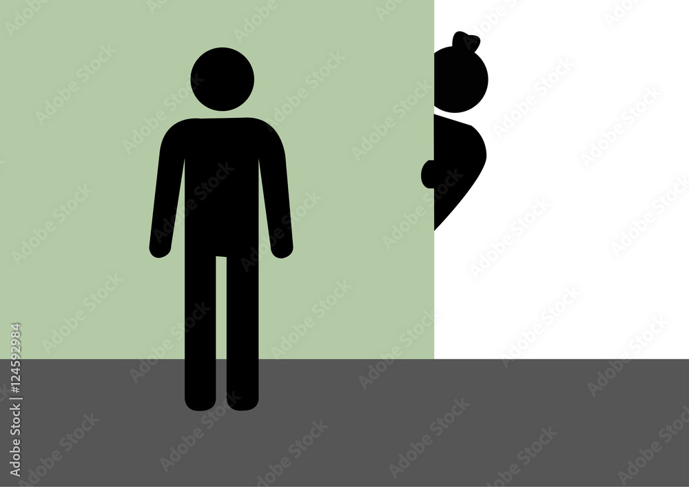 Stalking Stock-Vektorgrafik | Adobe Stock