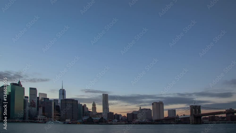 Time lapse of southern Manhattan, New York. 4K Stock Video | Adobe Stock