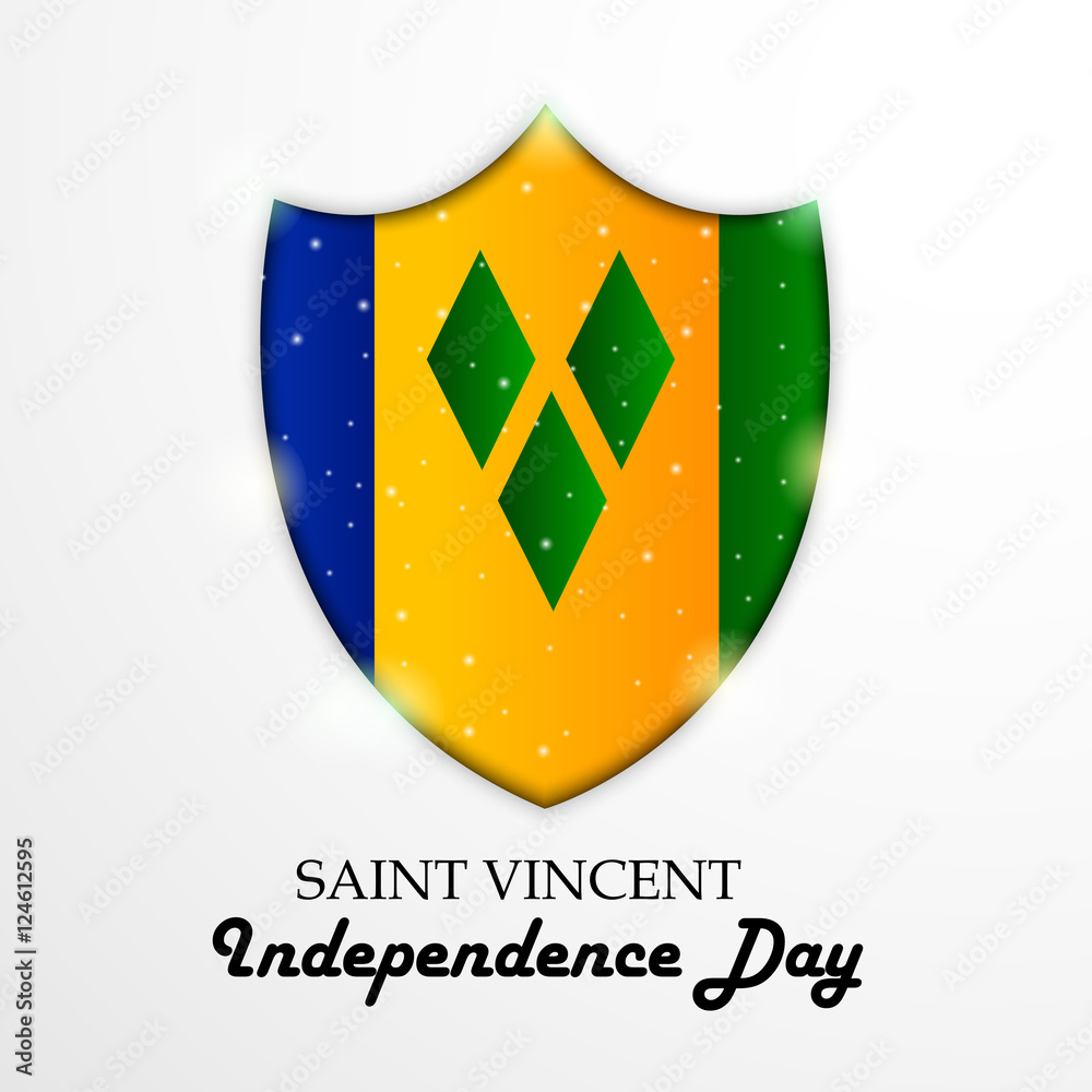 Saint Vincent Independence Day. Stock Illustration | Adobe Stock