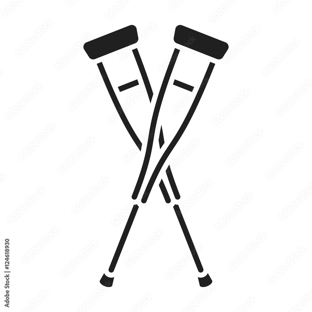 Crutches Icon