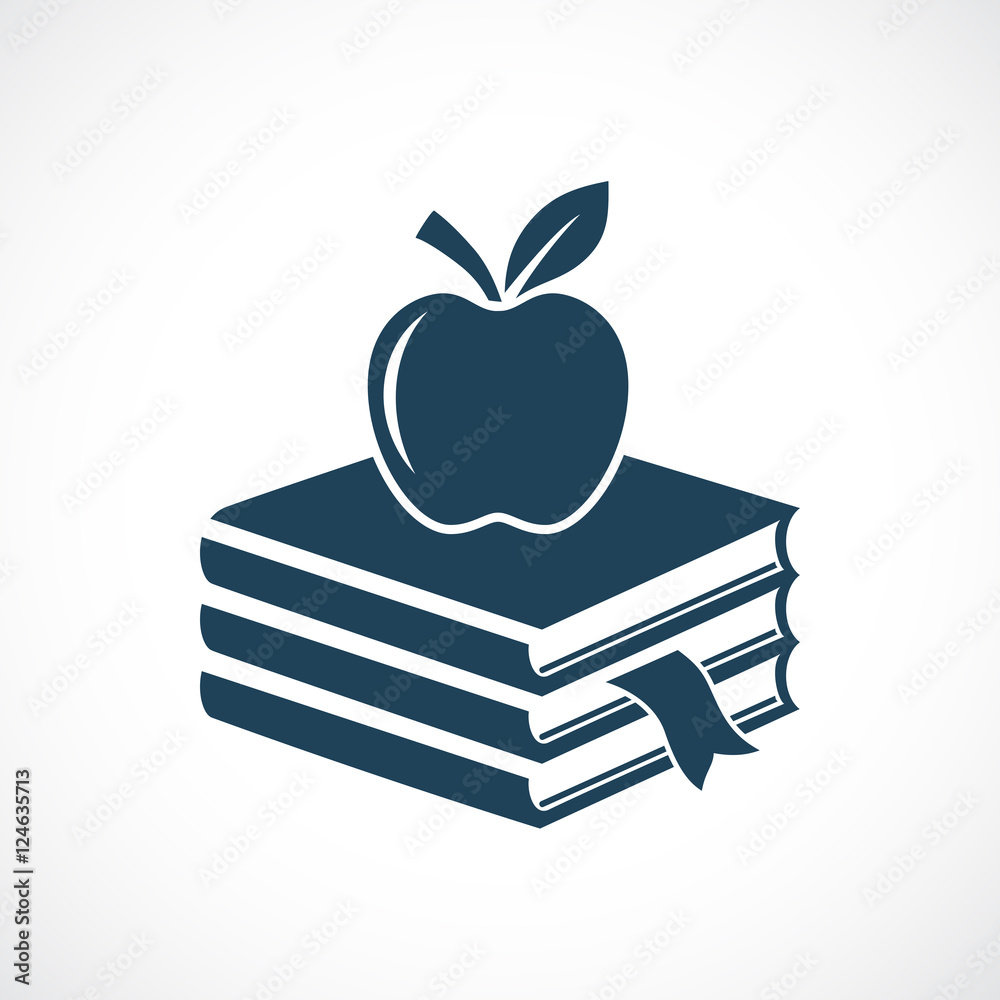 Abstract education icon Stock Vector | Adobe Stock