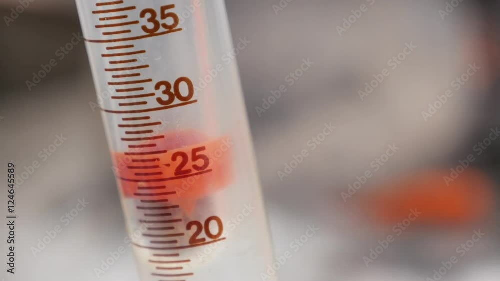 Serbian rakija hard liquor beverage spirits measure in glass cylinder ...