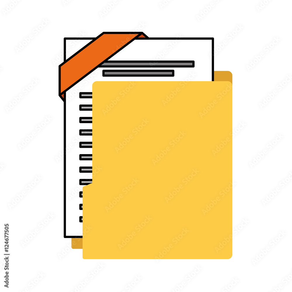 organizer file folder isolated icon vector illustration design Stock ...
