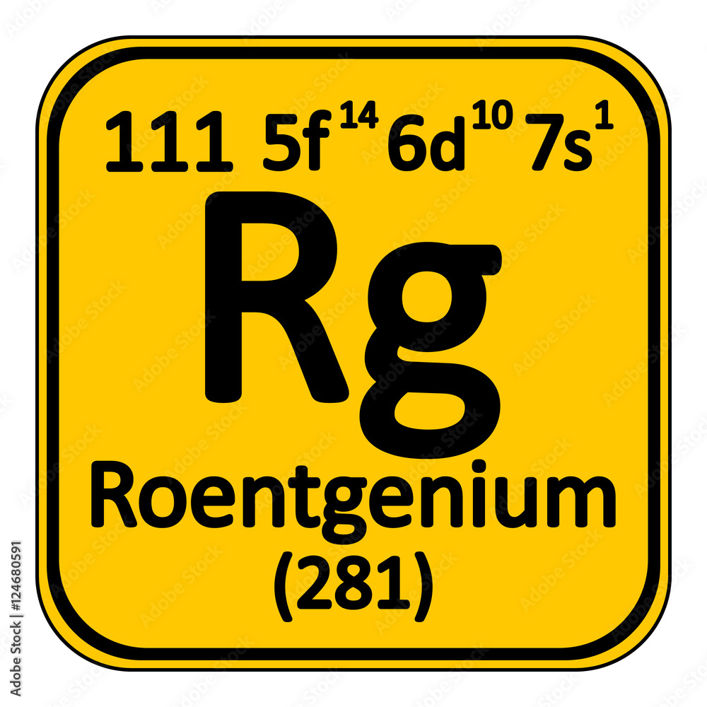 Roentgenium Symbol