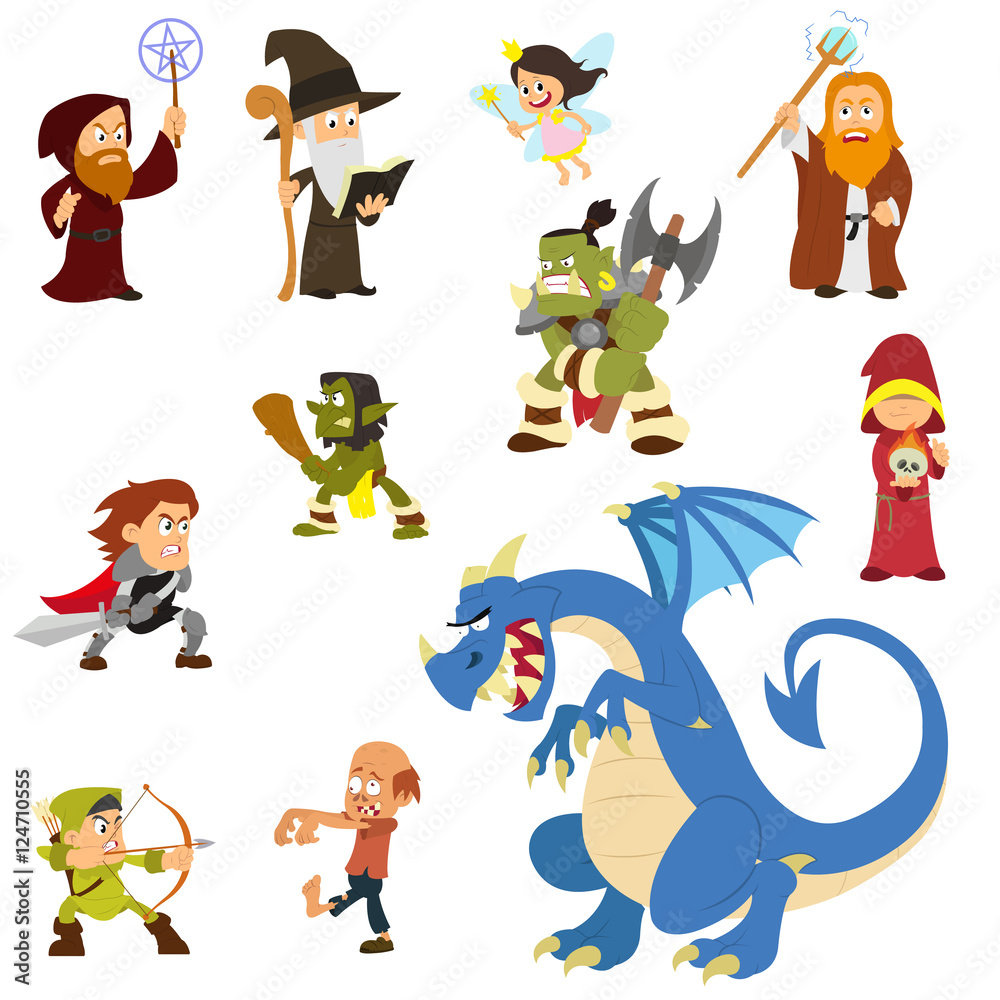 Fairy Tale Characters Clip Art