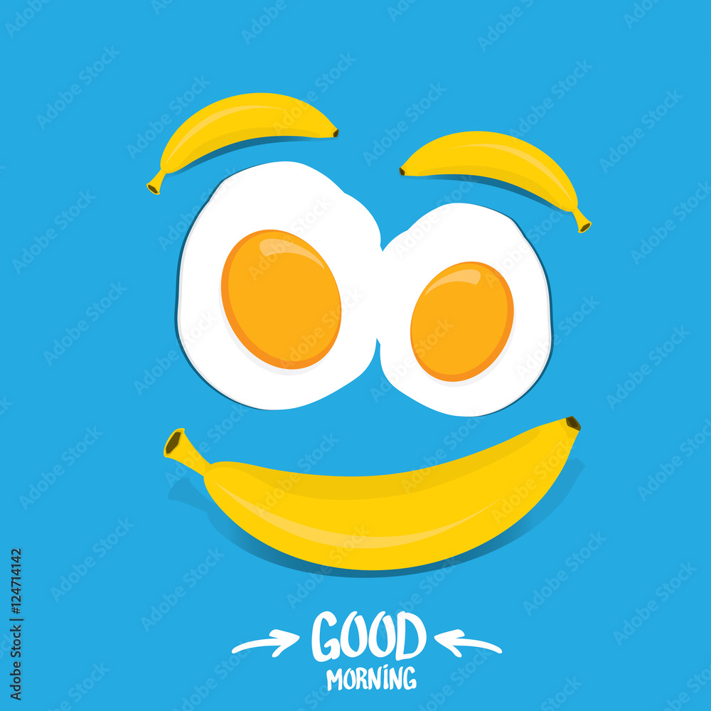 Vector Good Morning Funny Concept Vector Stock Vector Adobe Stock