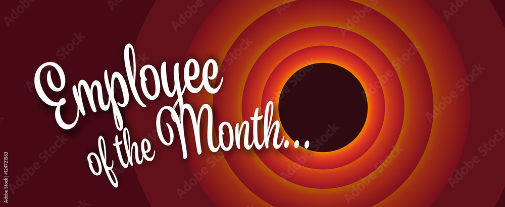 Employee of the month... Stock Vector | Adobe Stock