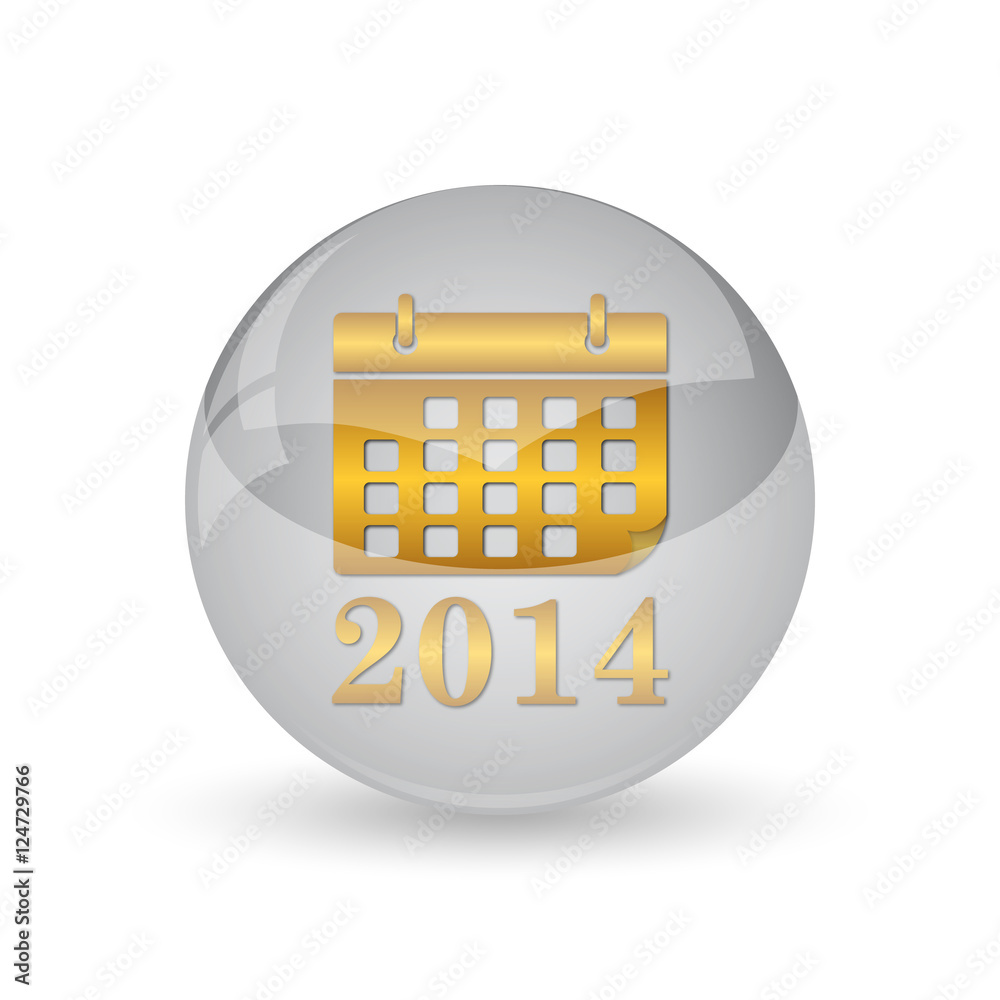 2014 calendar icon Stock Illustration | Adobe Stock