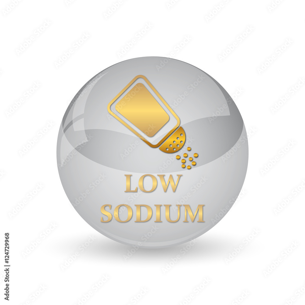 Low sodium icon Stock Illustration | Adobe Stock