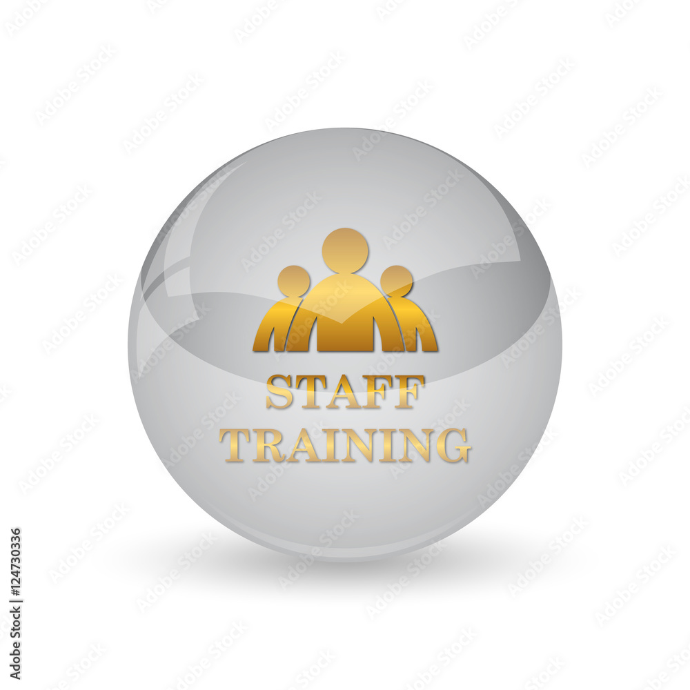 Staff training icon Stock-Illustration | Adobe Stock