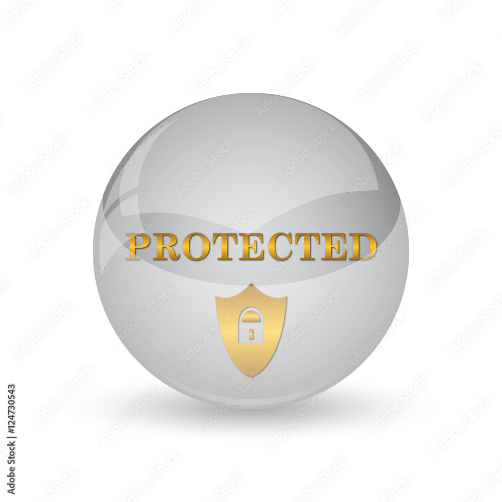 Protected icon Stock Illustration | Adobe Stock