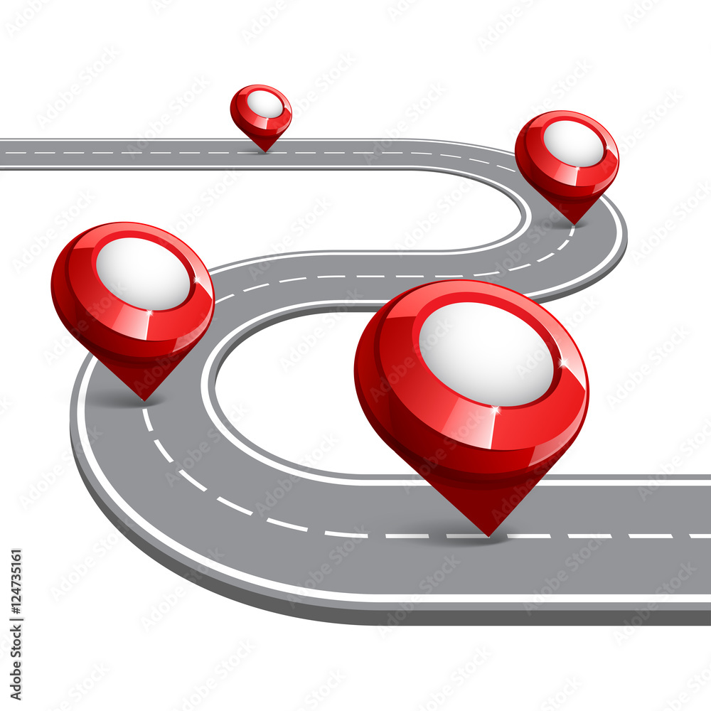 Road map for business infographic. Stock Vector | Adobe Stock