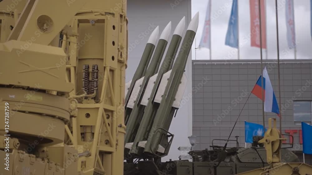 Russian anti-aircraft missile system of medium-range air defense. "Buk ...