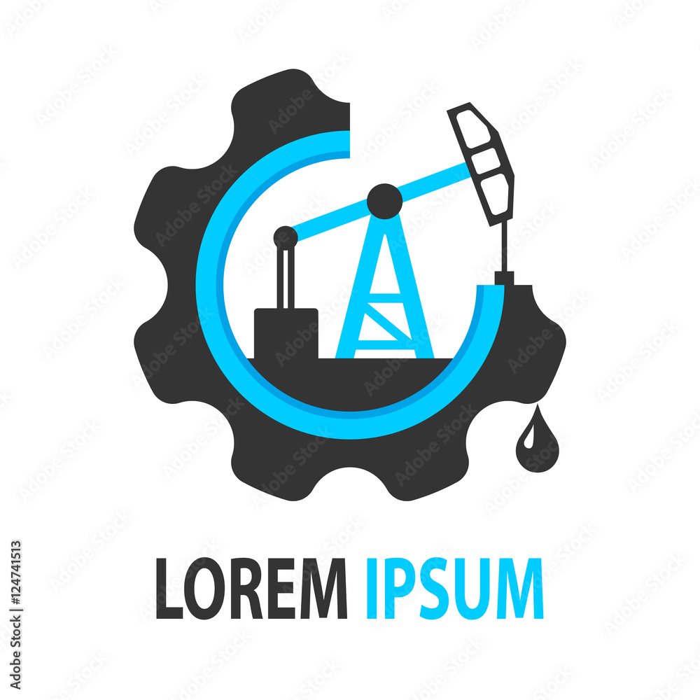 A universal logo for the oil companies Stock Vector | Adobe Stock