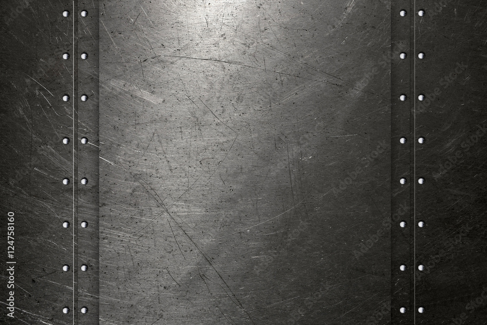 Abstract metal background with rivets Stock Photo | Adobe Stock