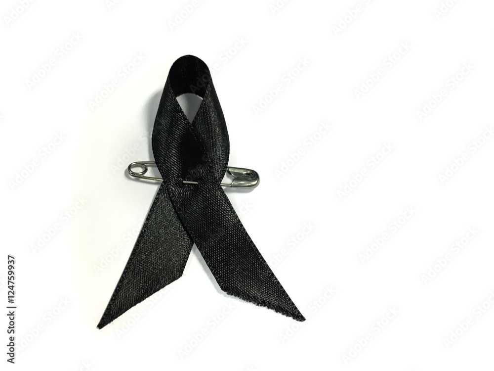 black ribbon bow fabric texture detail pattern : Ribbon awareness ...