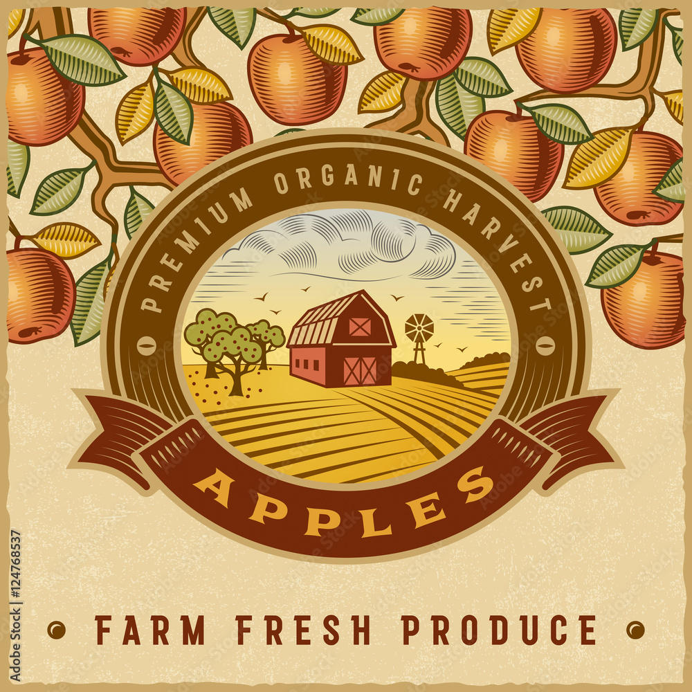 Vintage Apple Labels