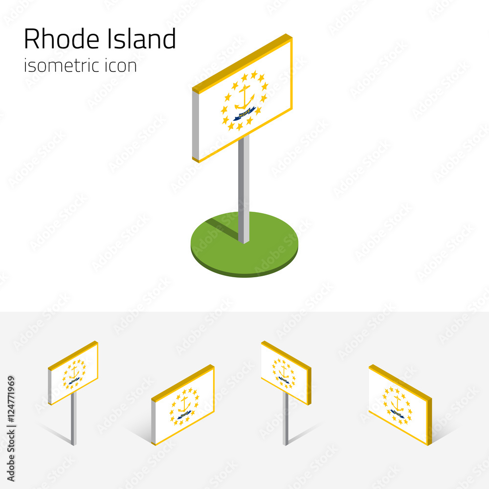 Flag of Rhode Island (State of Rhode Island and Providence Plantations ...