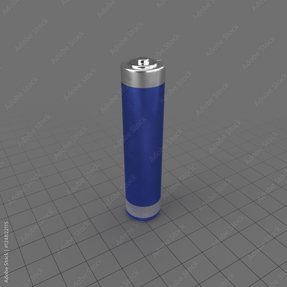 Battery AAA Stock 3D asset | Adobe Stock