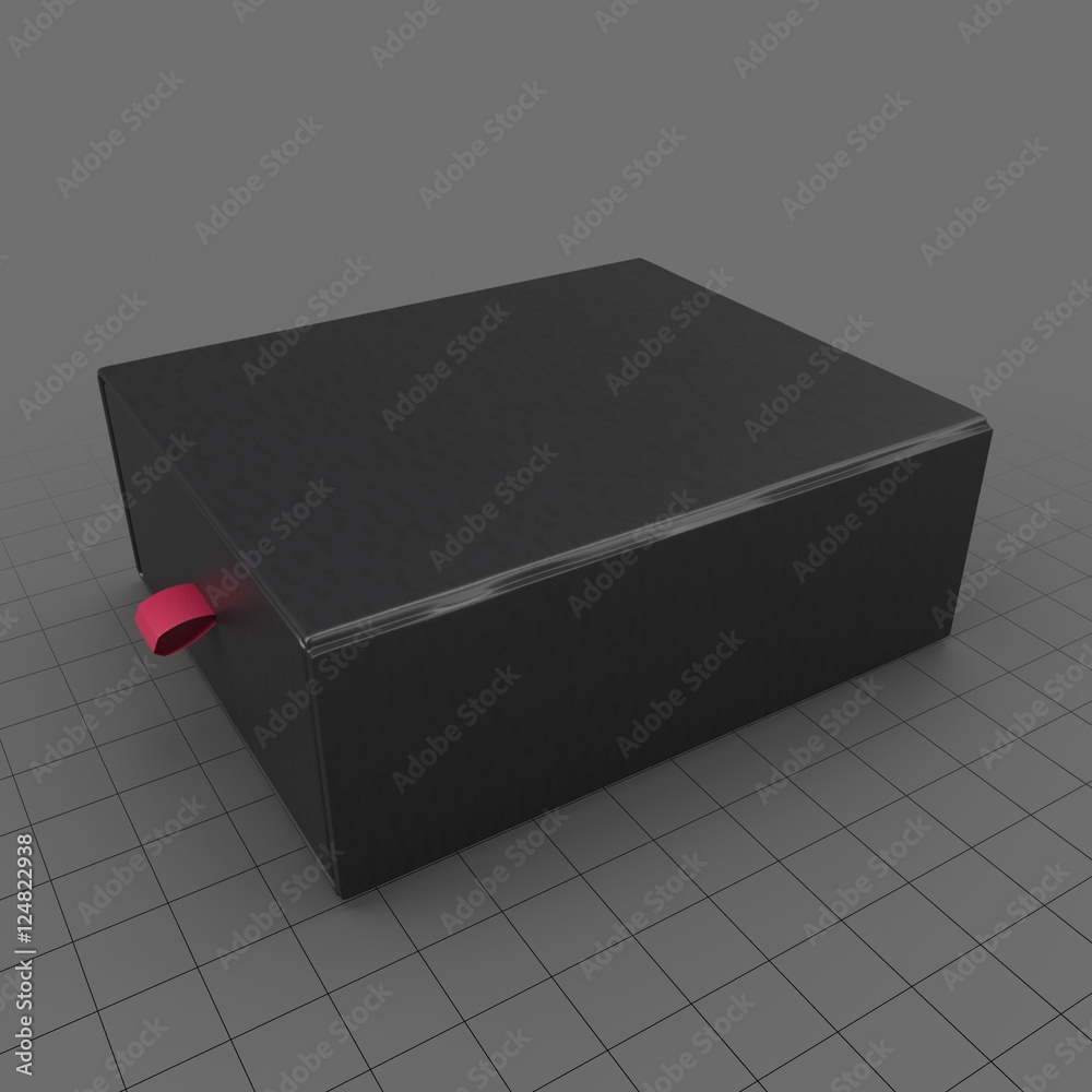 Box Drawer Opened Stock 3D asset | Adobe Stock