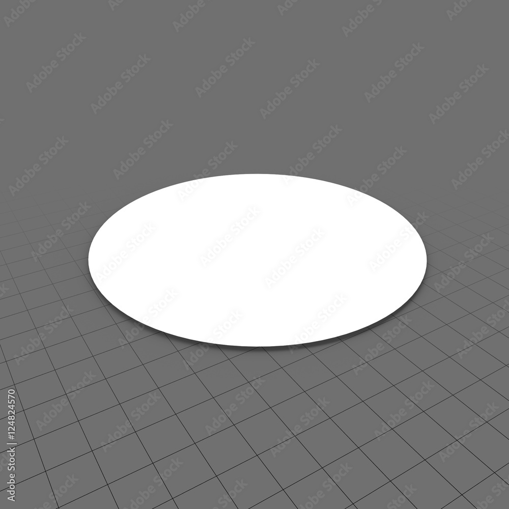 Disc Stock 3D asset | Adobe Stock