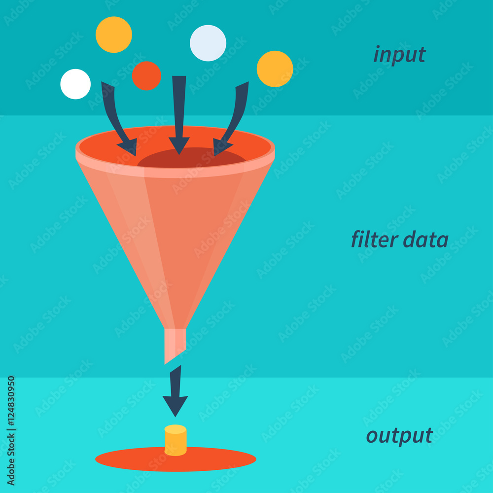 funnel Stock Vector | Adobe Stock