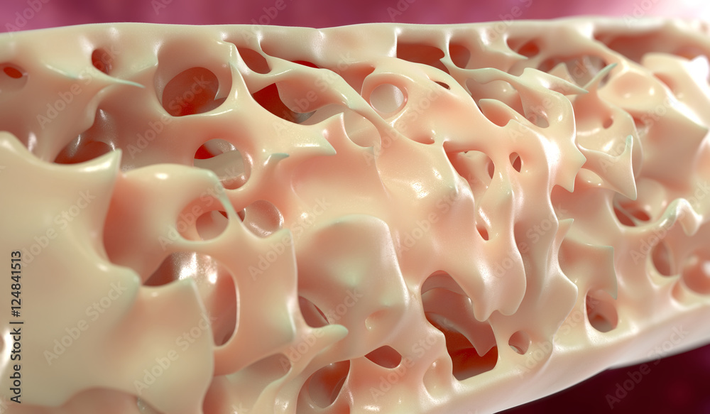 3d render medical illustration of the bone structure Stock Illustration ...