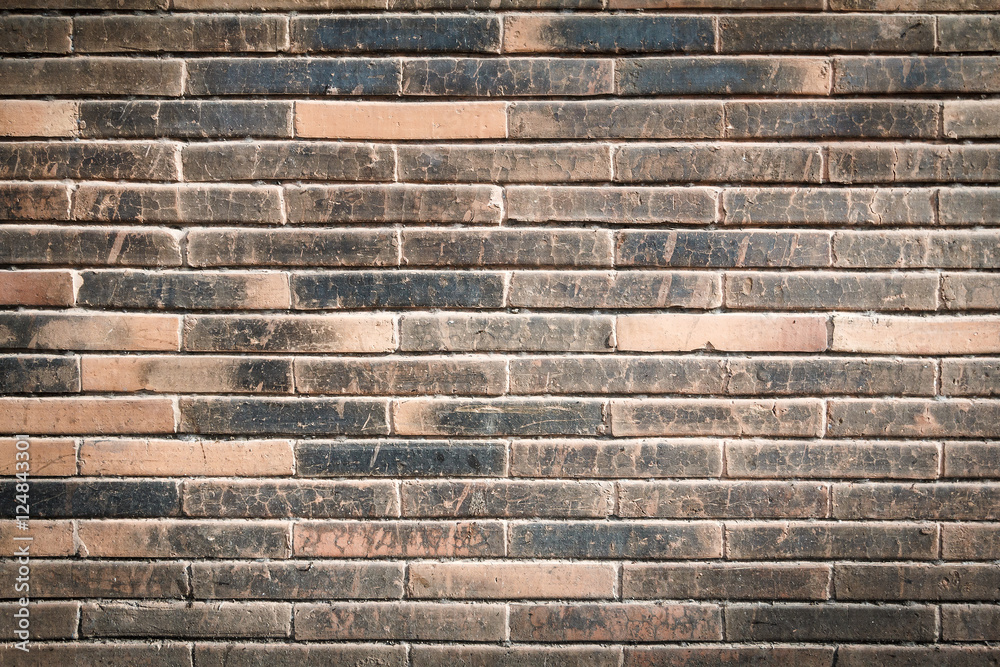 Brick wall texture pattern or brick wall background for interior or ...