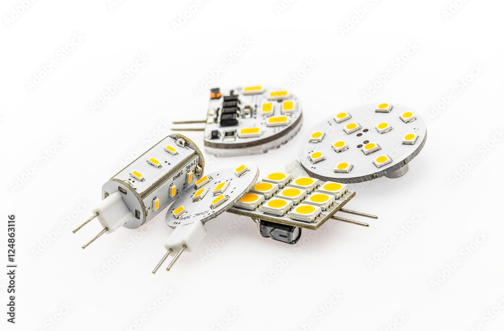 G4 LED bulbs of various shapes, power and luminosity Stock-Foto | Adobe ...