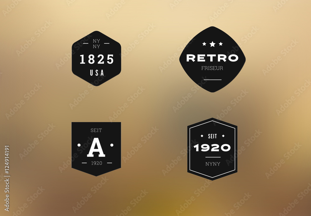 Retro-Logo-Kit Stock Template | Adobe Stock