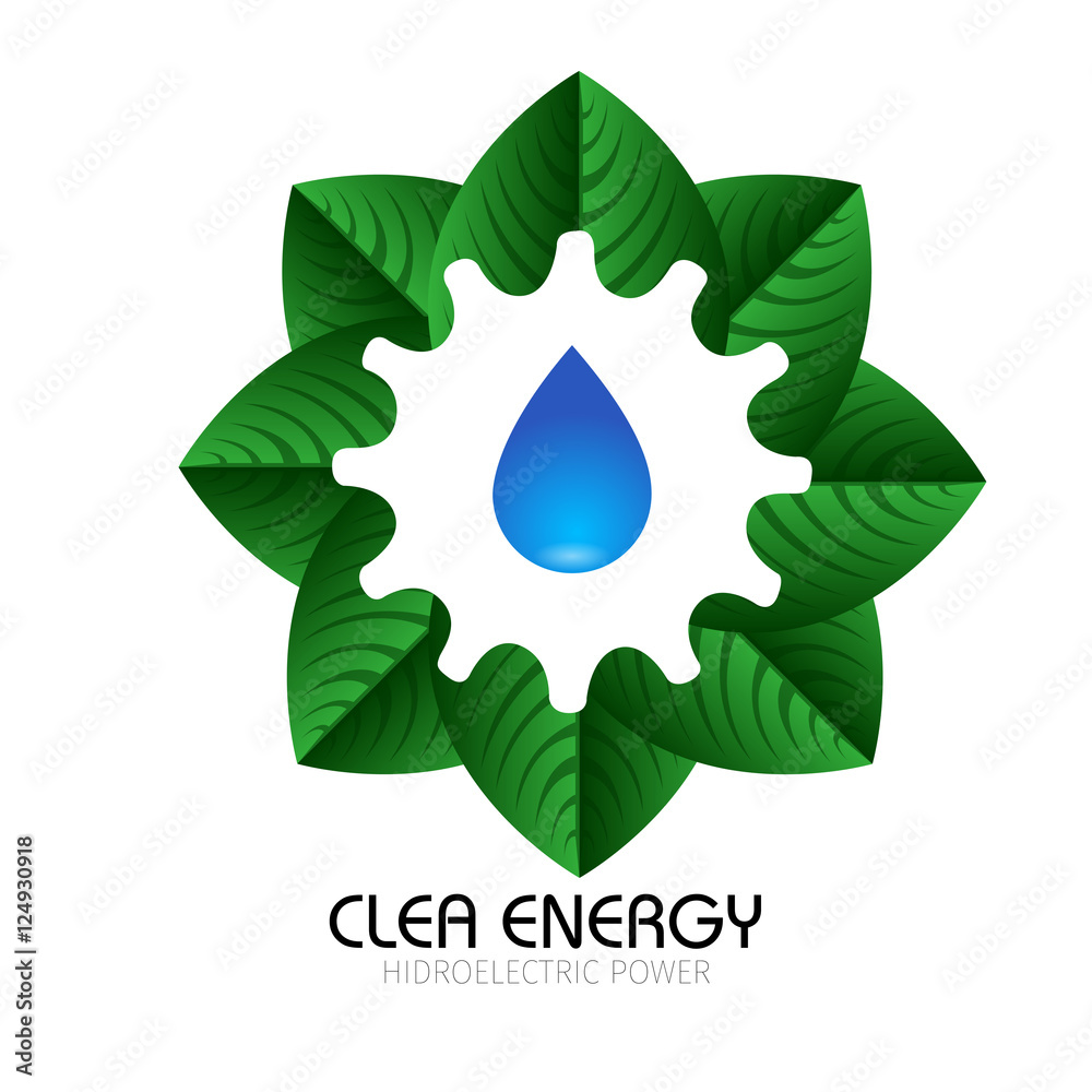 Clean energy illustration Stock Vector | Adobe Stock