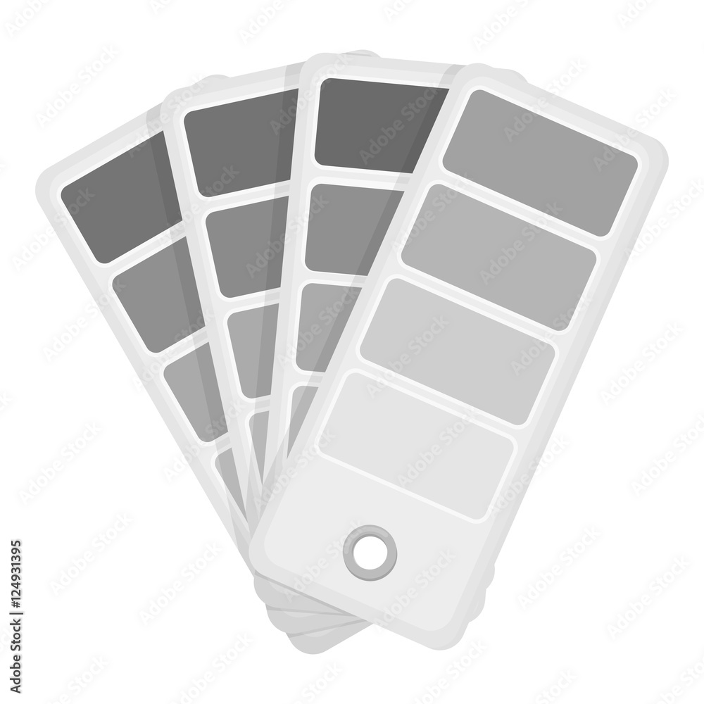 Color swatches icon in monochrome style isolated on white background ...
