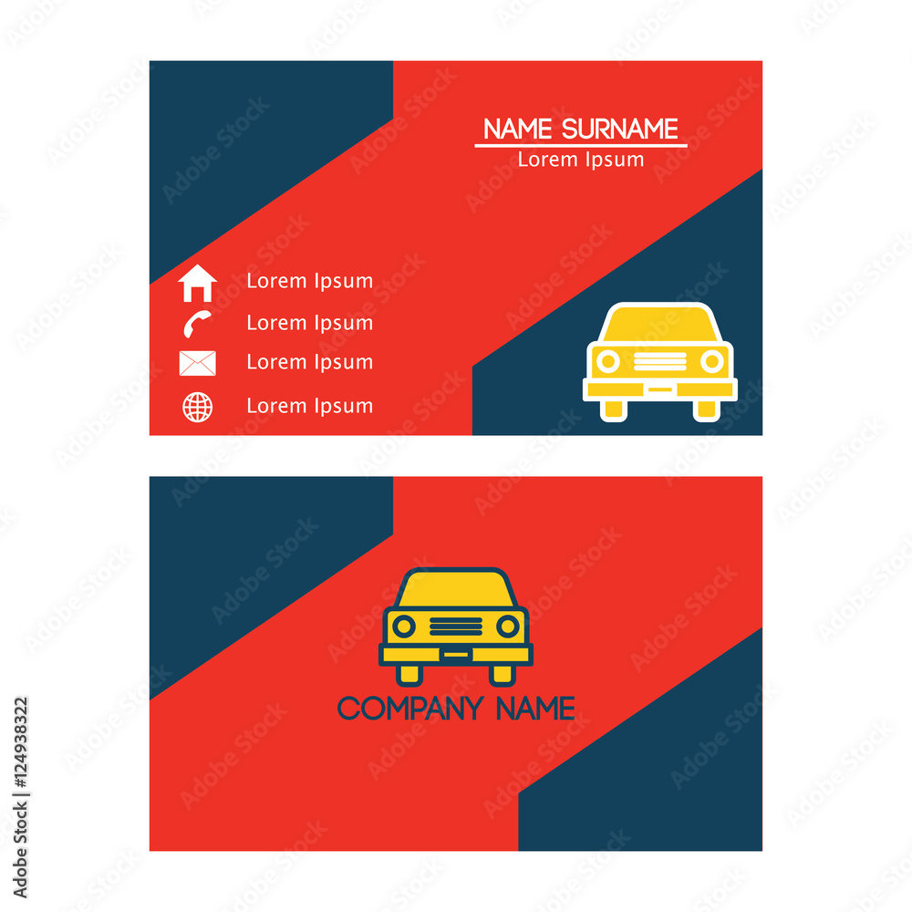 Automotive Business Card Templates