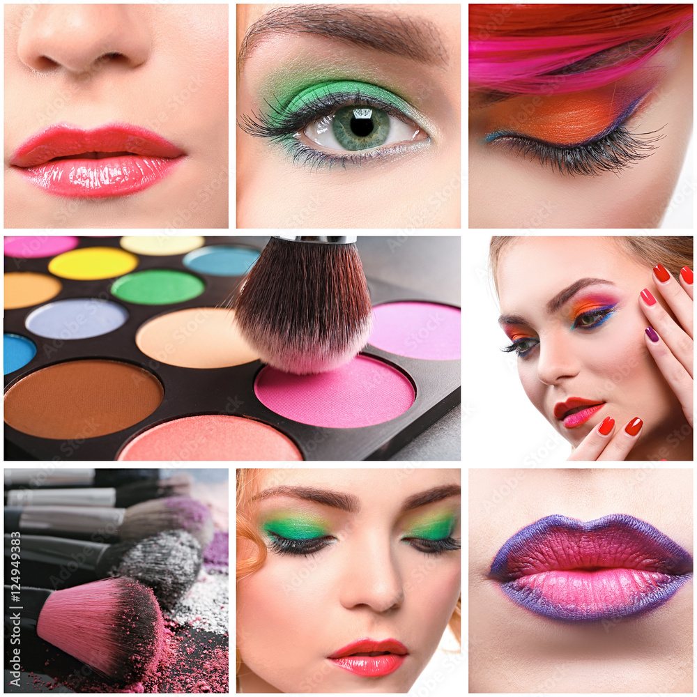 Fashion And Beauty Collage