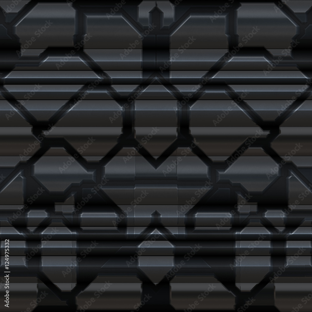 Seamlessly tubing background 3d rendering Stock Illustration | Adobe Stock