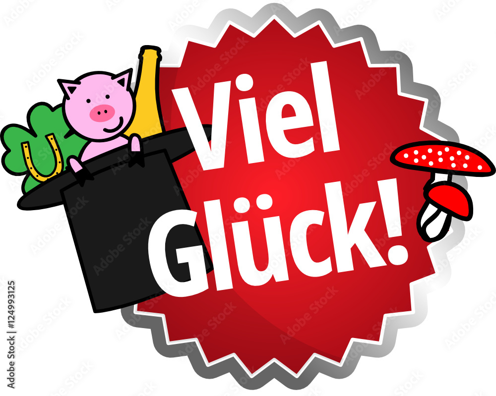 Viel Glück Stock Vector | Adobe Stock