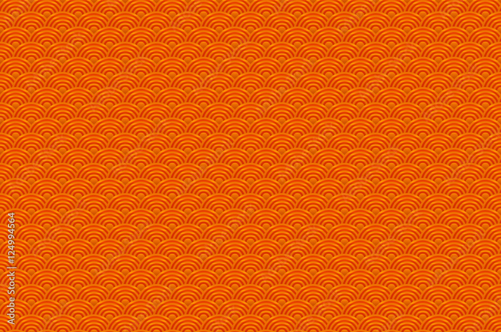Chinese orange seamless pattern dragon fish scales simple seamless ...