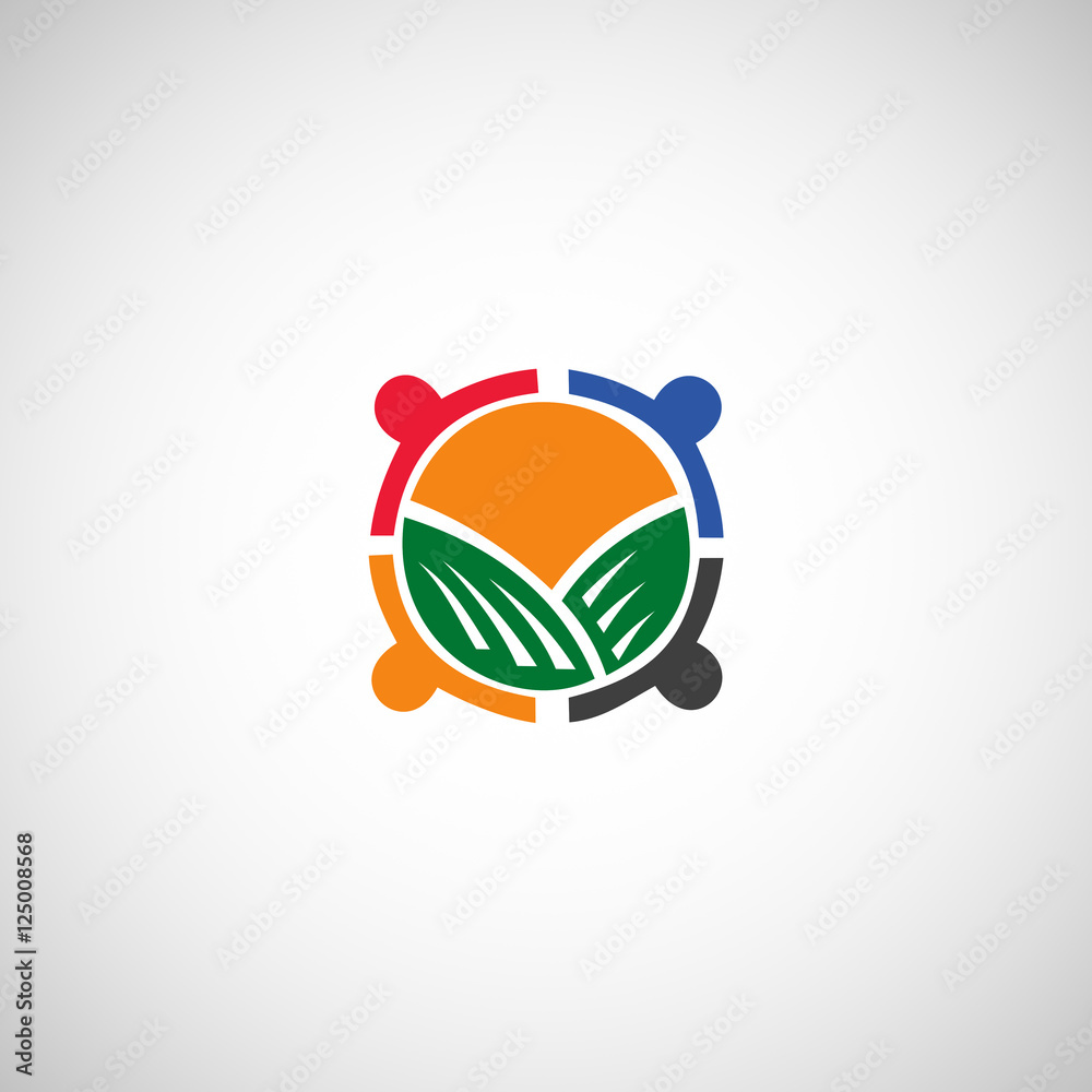 crowds logo Stock Vector | Adobe Stock