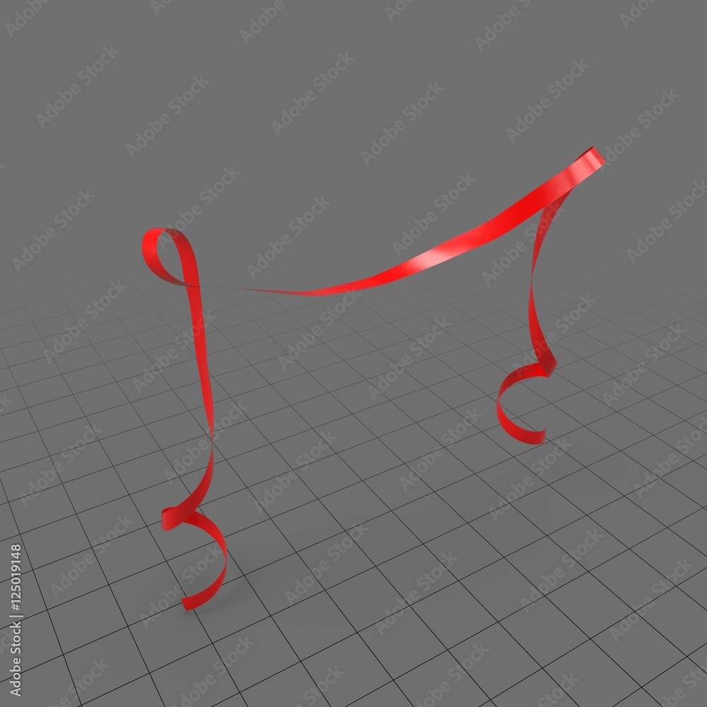 Ribbon 2 Stock 3D asset | Adobe Stock