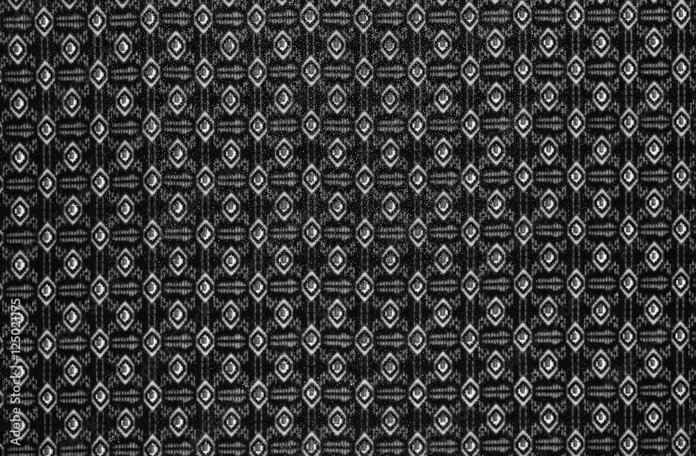 Pattern of beautiful South East Asean traditional batik in black and ...