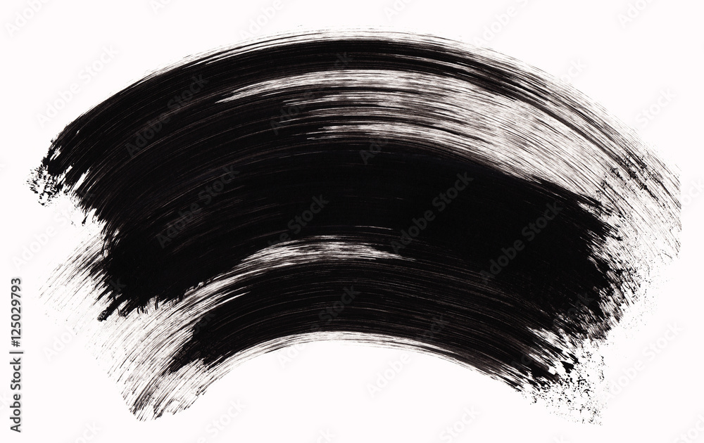 Black Brush Stroke Texture
