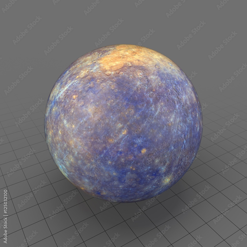 3d Model Of Planet Mercury